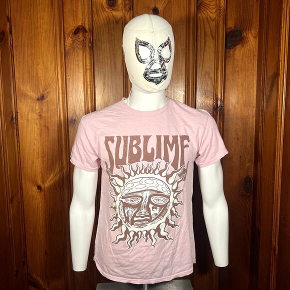 Sublime | Shirts | Sublime Medium Band Tee Pink Sun Logo Graphic Y2k ...